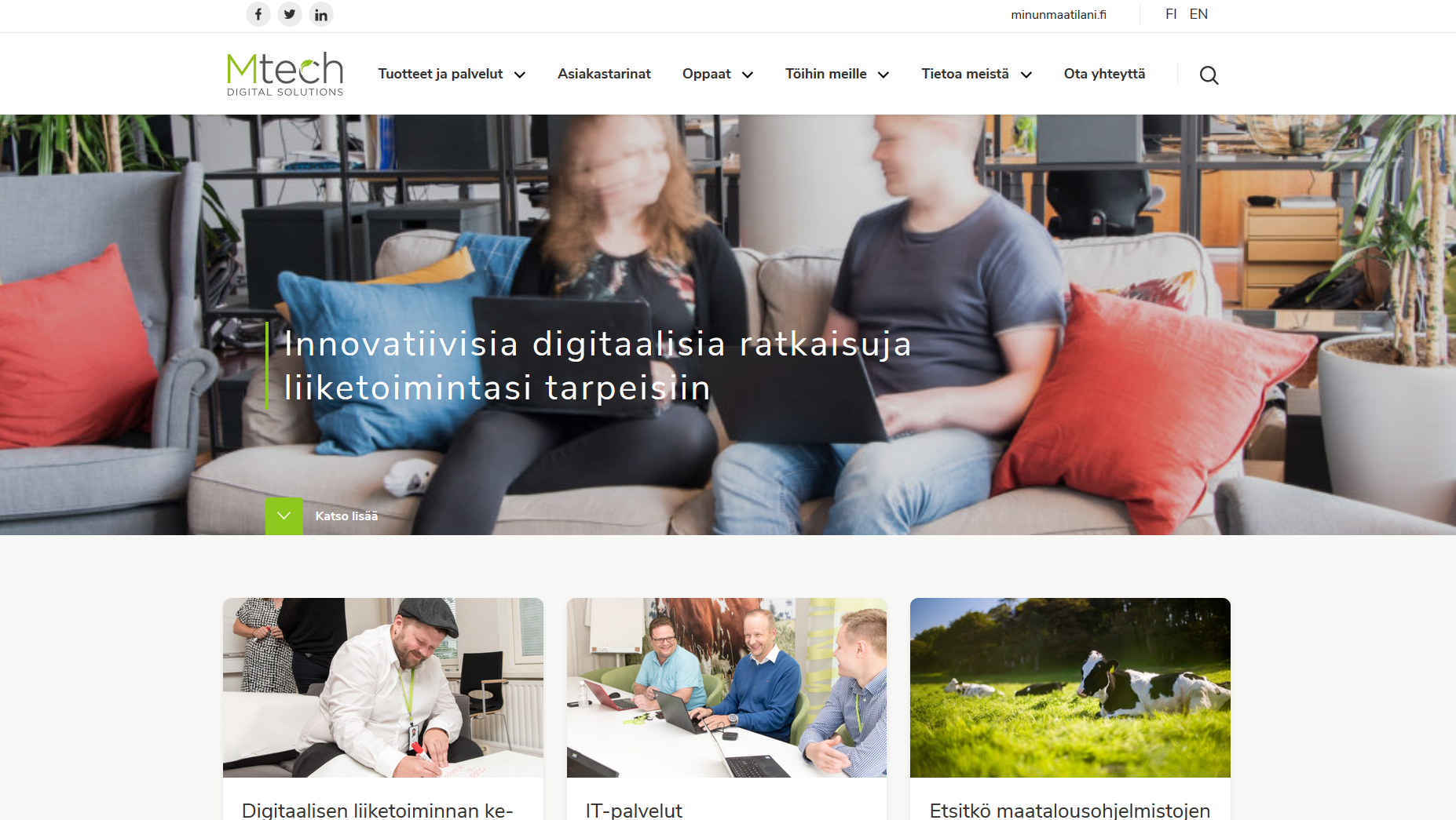 Mtechin uudet kotisivut on julkaistu